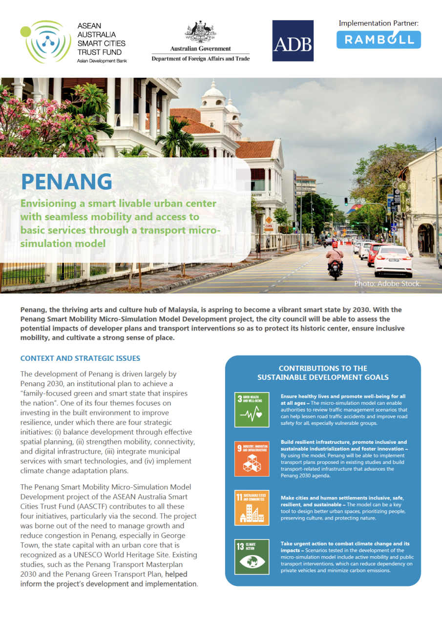 Aasctf Penang Project Flyer Envisioning A Smart Livable Urban Center With Seamless Mobility And